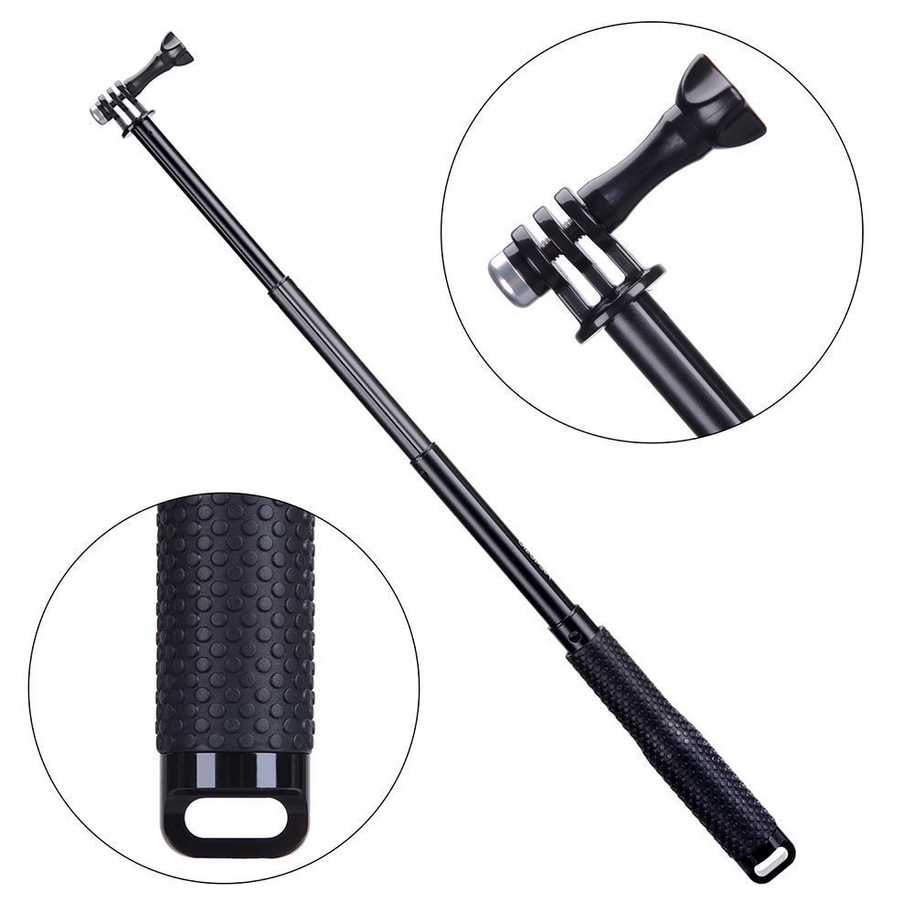 The new Gopro three-way aluminum alloy 19-inch selfie stick sports ...