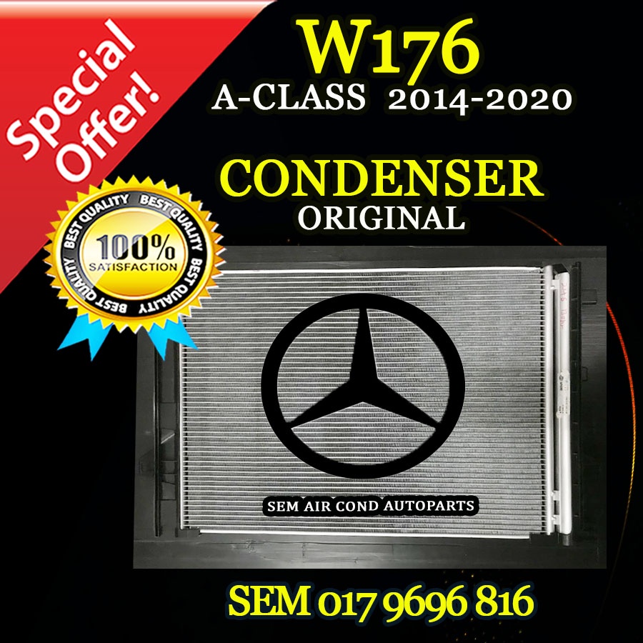 MERCEDES-BENZ W176 A-CLASS 2014-2020 YEAR ORIGINAL CONDENSER/ KONDENSER ...