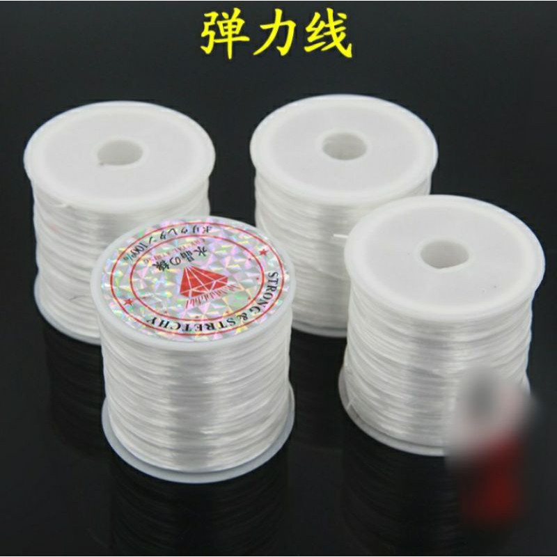 Beaded Crystal Elastic Thread/Benang Elastik Kristal Manik/超强弹力串珠水晶线 ...