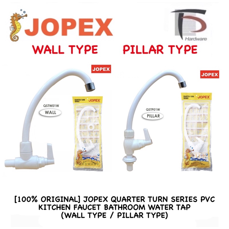 [100% ORIGINAL] JOPEX QUARTER TURN SERIES PVC KITCHEN FAUCET BATHROOM ...