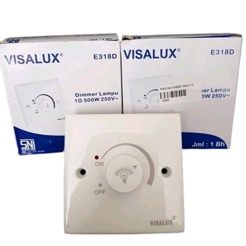 Visalux E318D Light Dimmer Switch (1G 500W 250V) | Shopee Malaysia