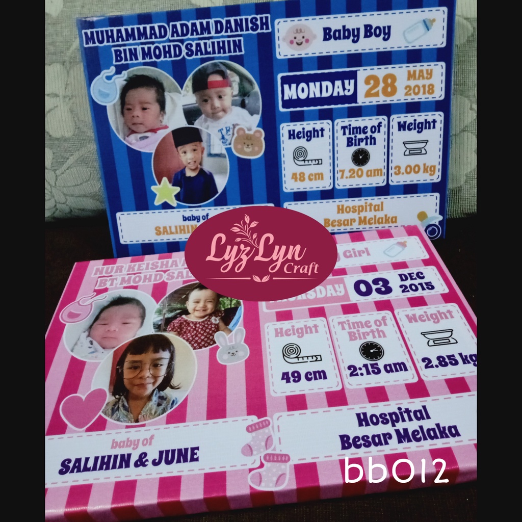 Baby Bio Frame Deco Wallart | Shopee Malaysia