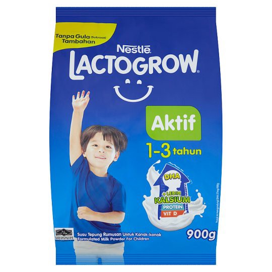 Nestle Lactogrow Aktif 1-3 (900g) | Shopee Malaysia