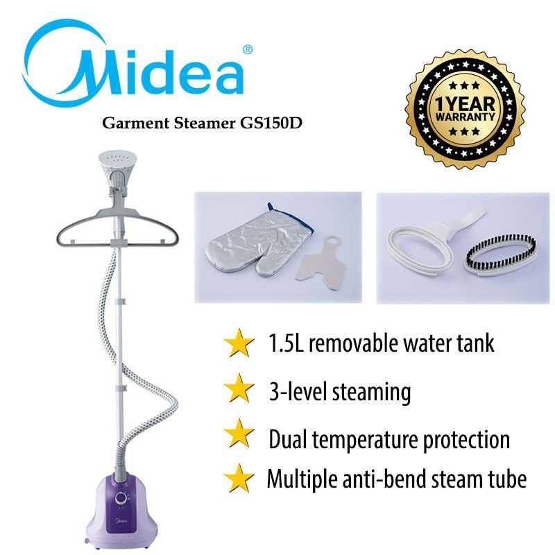 Steamer Garment Iron Steam | Midea Garment Steamer GS-150D GS150D ...