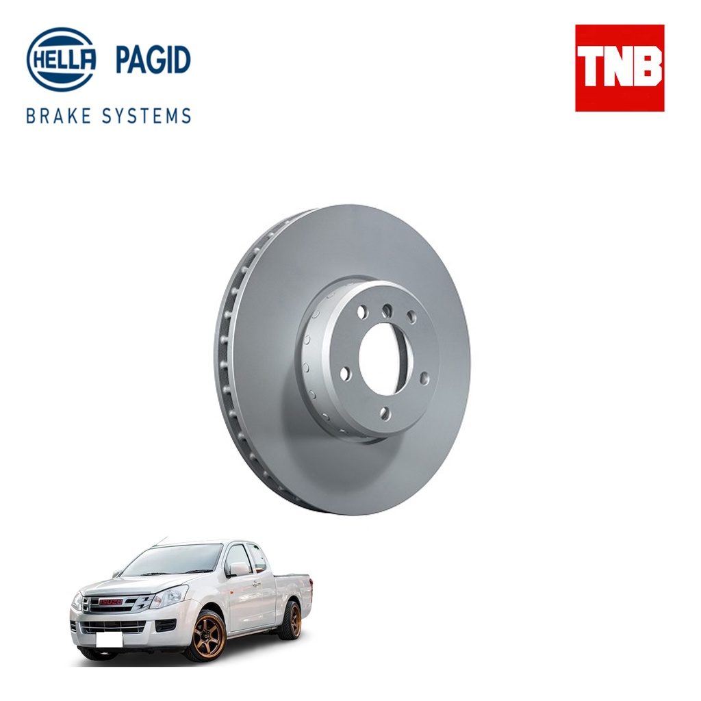 Hella Isuzu D-max All new Dmax 2wd Short Body Year 2012-2019 Brake Disc ...
