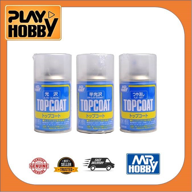 Mr Hobby B501 B502 B503 - Mr Topcoat Gloss Semi Gloss Flat - Top Coat ...