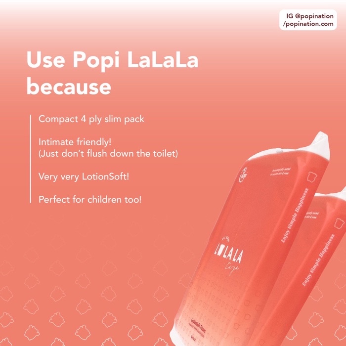 Popi LaLaLa LotionSoft Travel Tissues 携带装纸巾🧻 | Shopee Malaysia