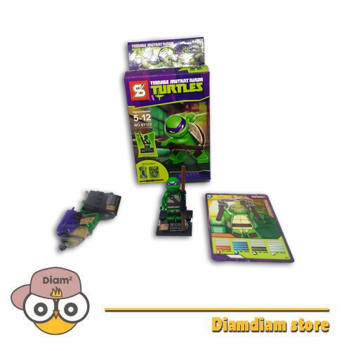 Teenage Mutant Ninja Turtles Block Toys - Donatello | Shopee Malaysia