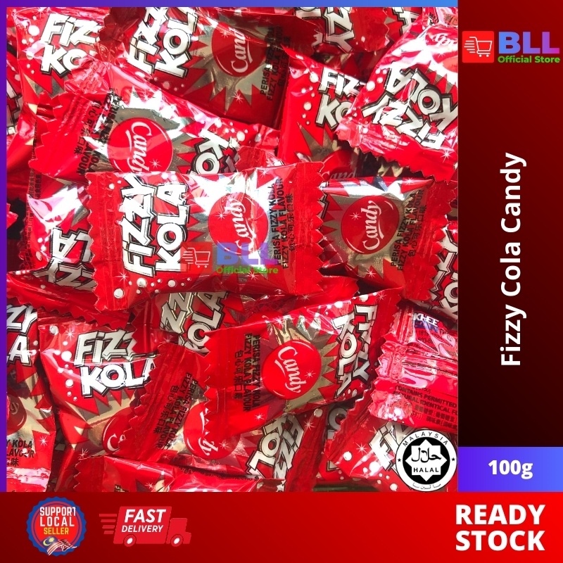 (Halal) Fizzy Cola Kola Candy Small Pack Gula-Gula Biasa Timbang Packet ...