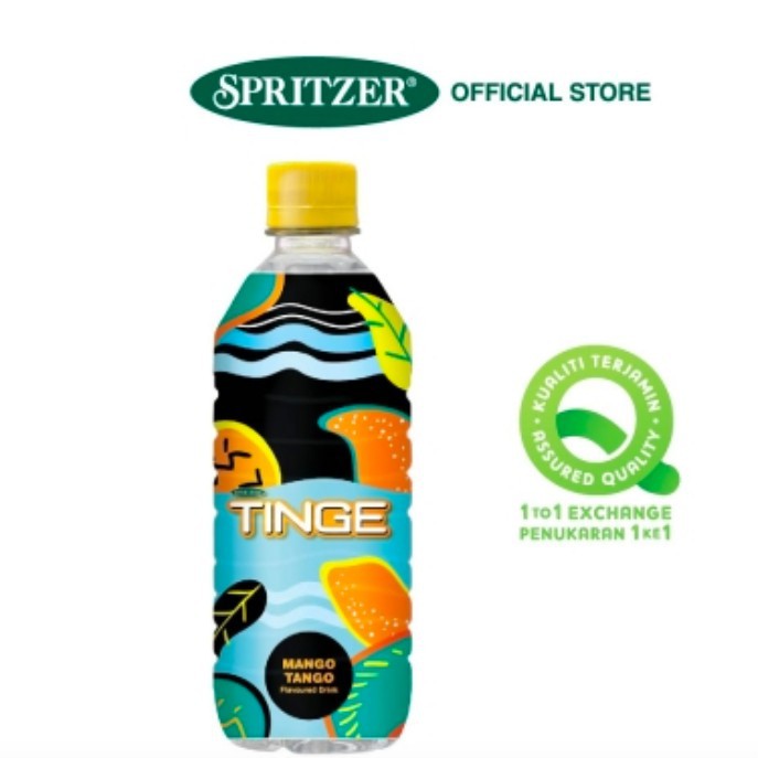 SPRITZER - TINGE "Fruit Fusion / Mango Tango / Grape / Lemon" Flavoured Drink (500ml x 1 ...