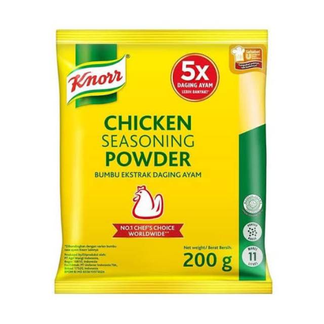 Knorr chicken seasoning powder / chicken stock seasoning 200gr | Shopee ...