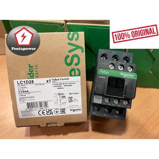 SCHNEIDER LC1D25 CONTACTOR 25AMP 3POLE (AC) LC1D25E7 LC1D25F7 LC1D25M7 ...