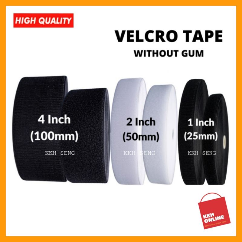 Velco Magic Tape Hook & Loop (1inch, 2inch, 4inch) #魔术贴 | Shopee Malaysia