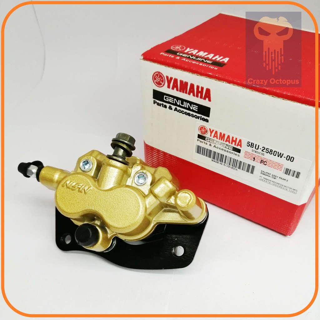 Caliper Assy REAR Y125Z / Y125ZR / LC135 5S (5 SPEED) Yamaha (NISSIN ...