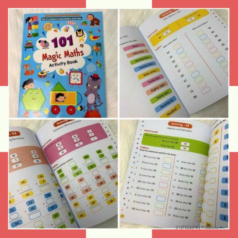 101 MAGIC MATH ACTIVITY BOOK | Shopee Malaysia