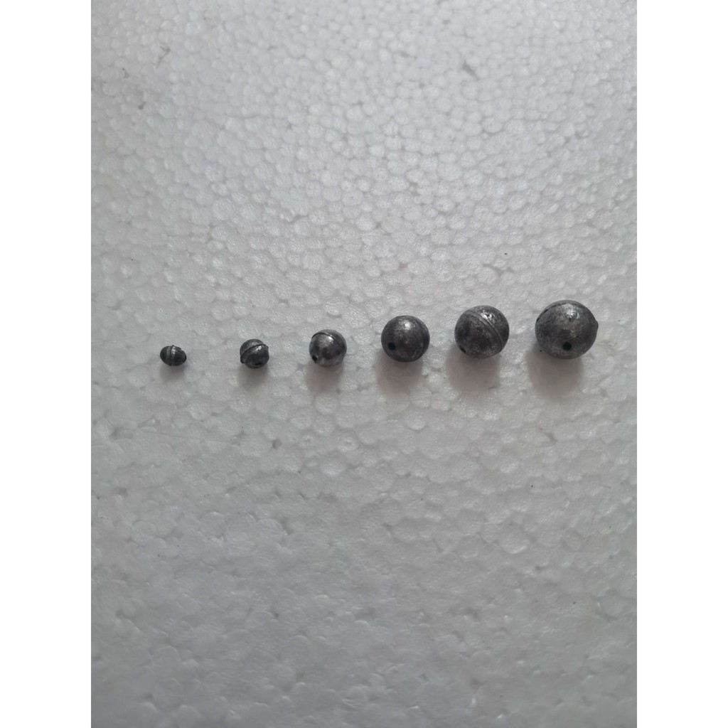 Batu Pancing Bulat / Batu Ladung Hidup / Round Sinker | Shopee Malaysia