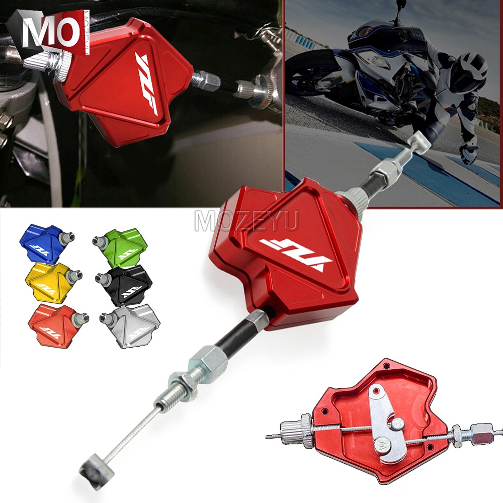 Motorcycle CNC Stunt Clutch Lever Easy Pull Cable System For Yamaha YZF R1 R1M R1S R3 R6 R25 R15 ...