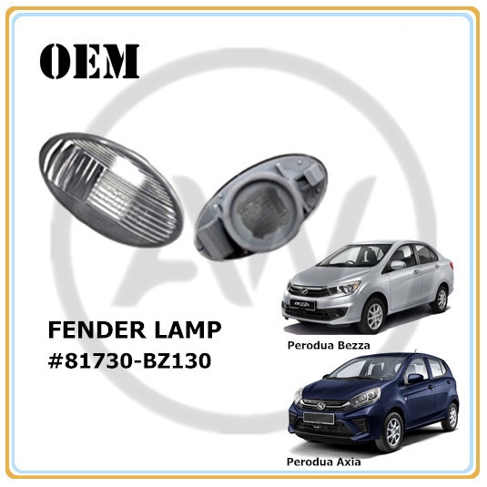 Perodua Axia 2014-2018 Bezza 2016-2022 Front Fender Lamp Light (81730 ...