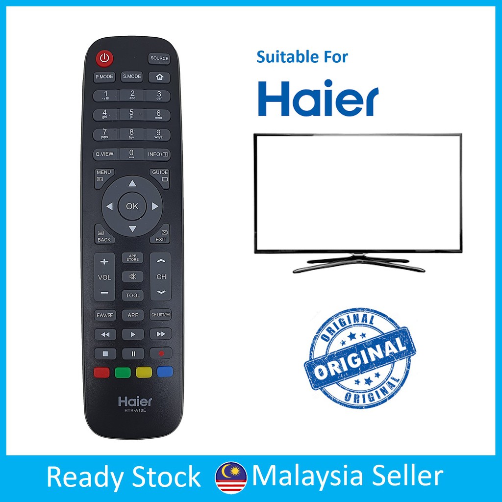 Original Haier Smart LED LCD Flat Panel TV Television Remote Control ...