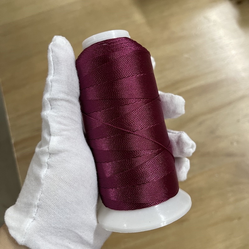 #20 500D/3 0.48mm 500m High-End Polyester Leather Sewing Machine Thread ...