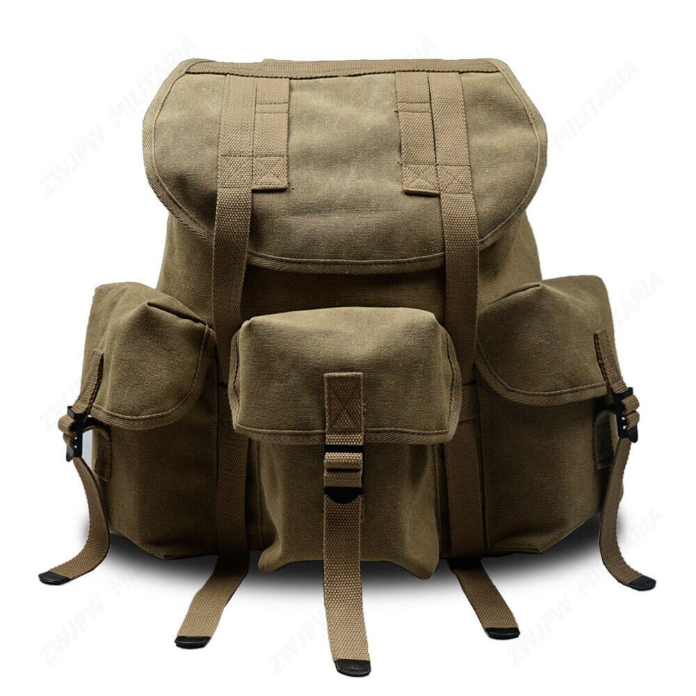 WW2 US ARMY M14 M1961 Backpack Canvas Backpack khaki High-quality ...