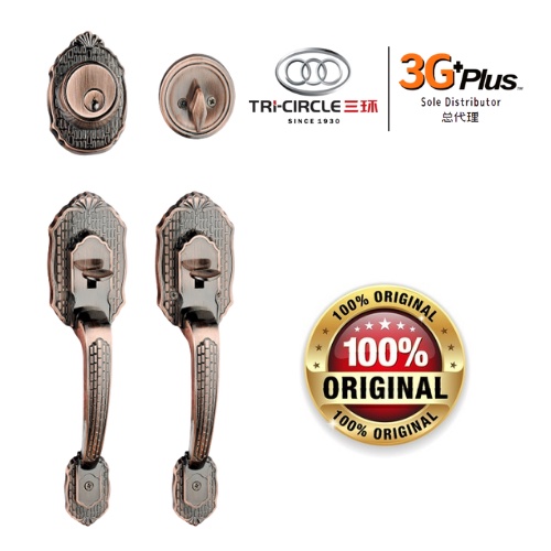 Tri-Circle Antique Design Entrance Door Lock | Shopee Malaysia