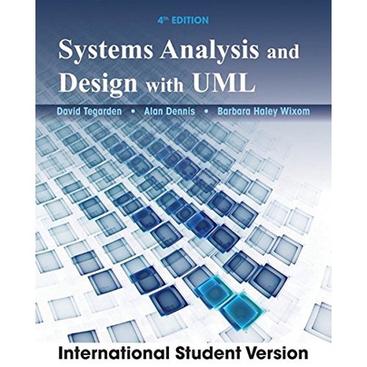 Systems Analysis and Design with UML 4th edition - Tegarden/ Dennis/ haley Wixom | Shopee Malaysia