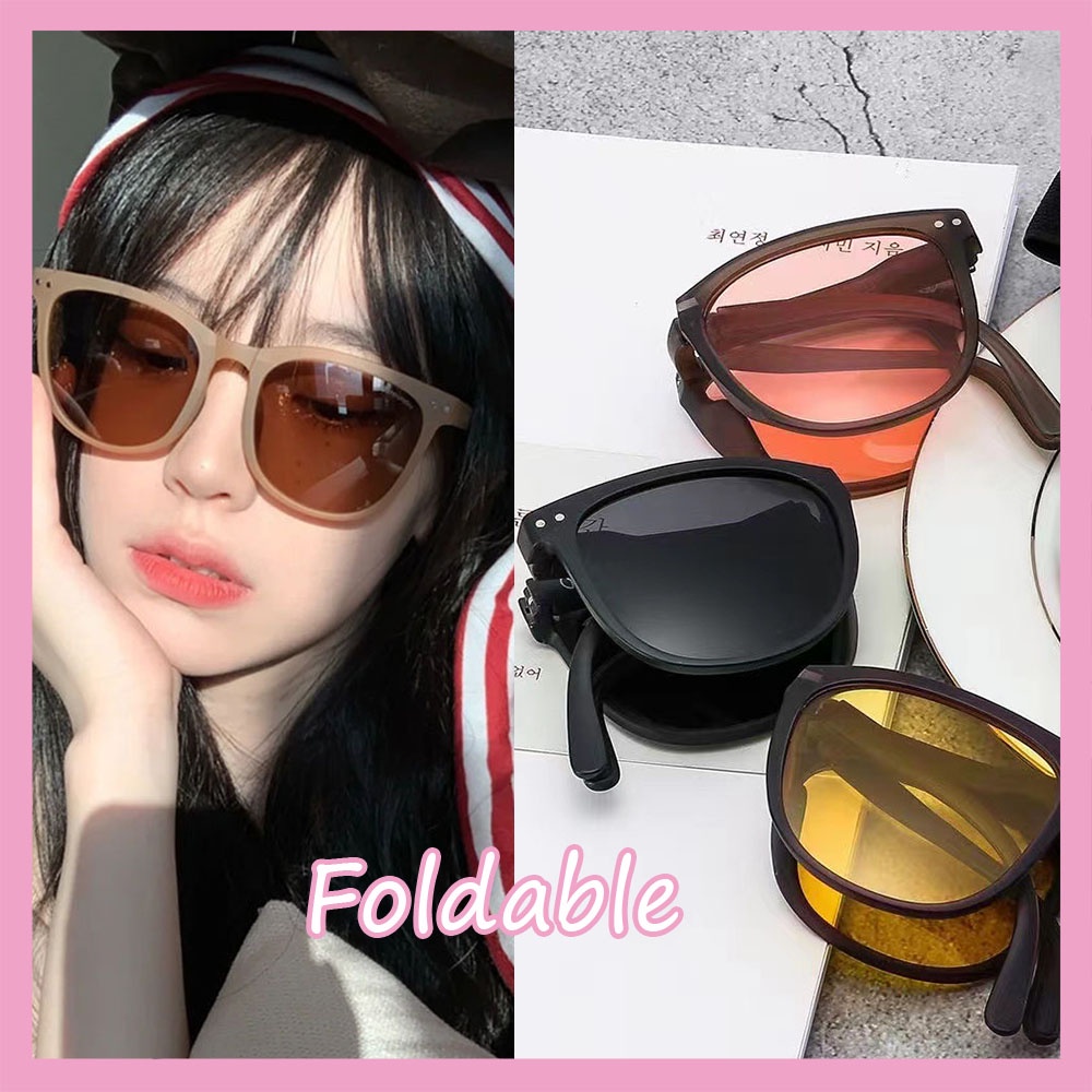 READY STOCK Spek Mata Mata Cermin Folding Flexible Women Sunglasses Sun ...