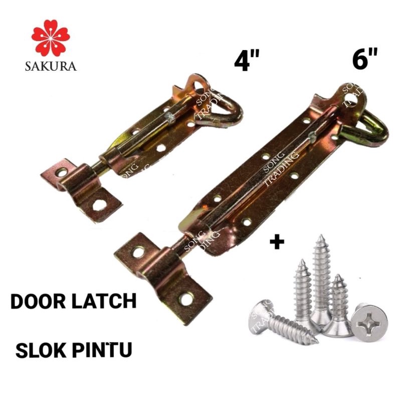 4"/6" IRON TOWER BOLT LATCH/SELAK PINTU BESI | Shopee Malaysia