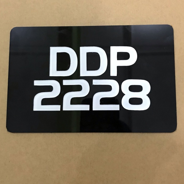 💥PLATE MOTOR💥STICKER💥ACRYLIC 💥 | Shopee Malaysia