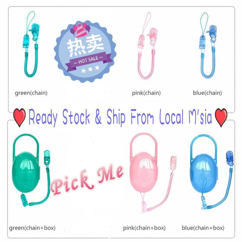 🔥Ready Stock🔥 Baby Pacifier / NICU Soothie Clip And Storage Box ...