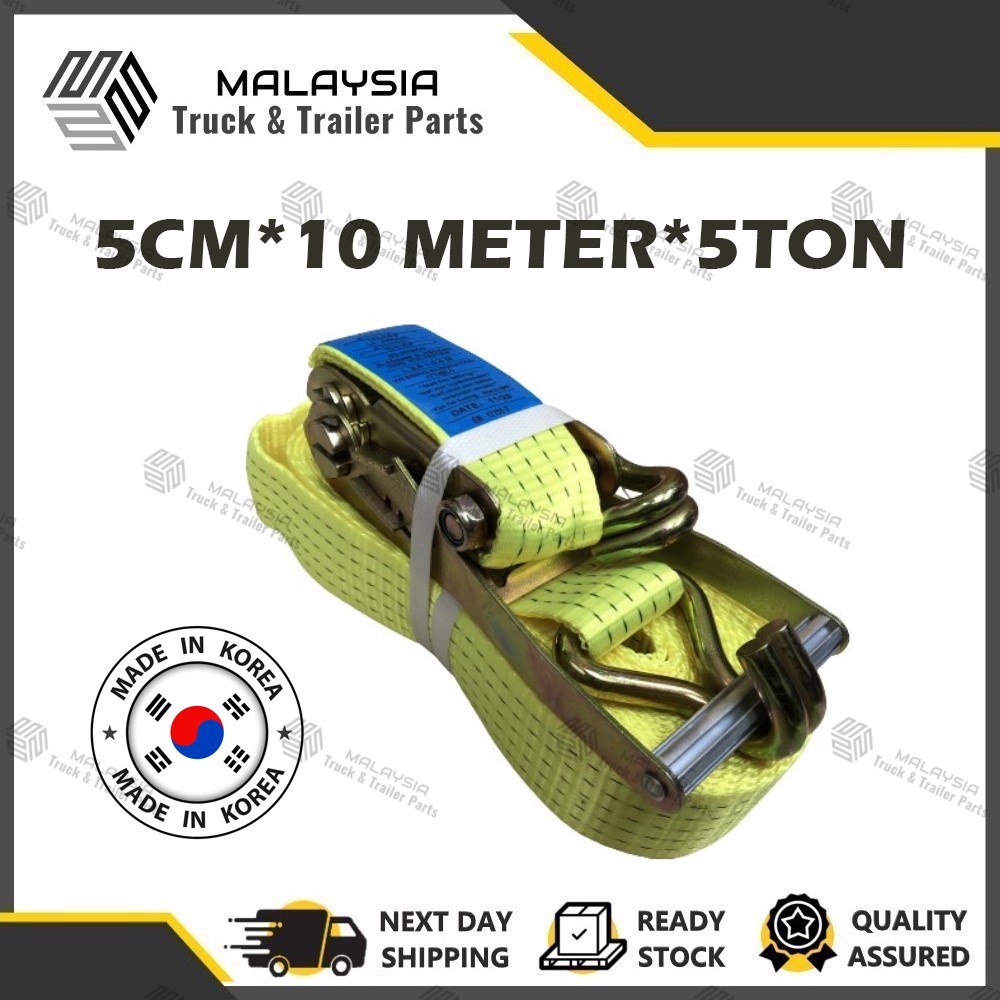 WELDAX Ratchet Tie Down Strap Cargo Belt Tali Pinggan Pengikat Canvas Lori Lorry Belt /Monkey ...