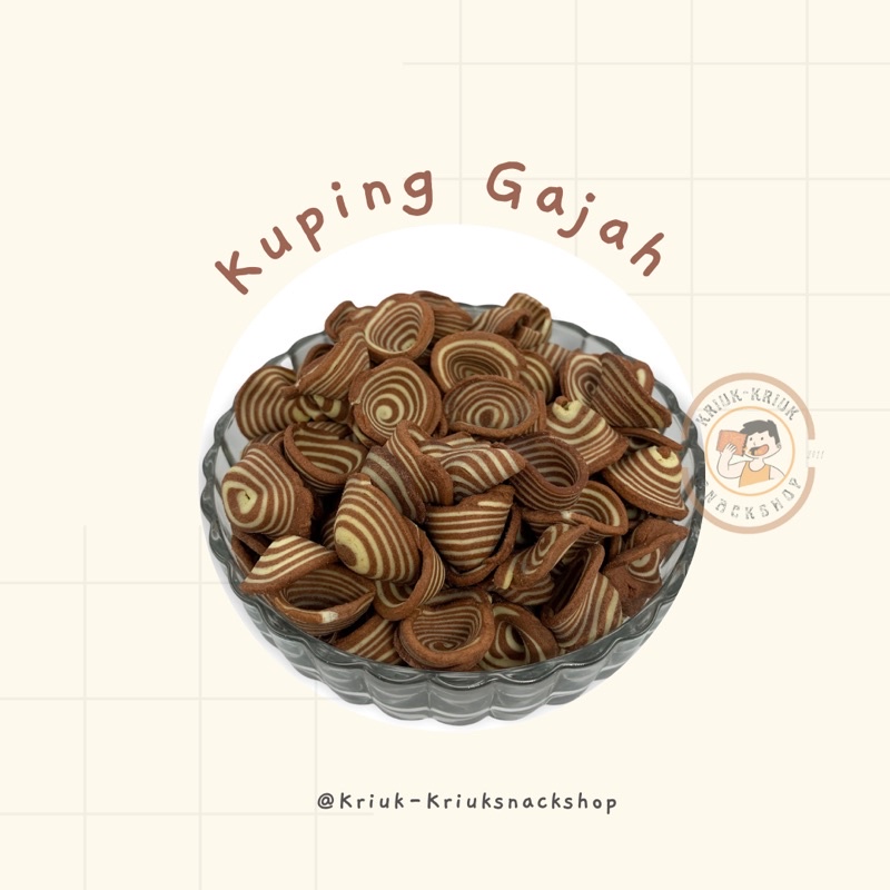 Elephant EARS//MINI ELEPHANT EARS//KRIUK-KRIUKSNACKSHOP MALANG | Shopee ...