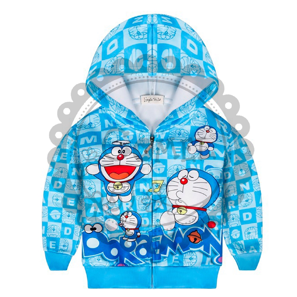 Comel Kids Cartoon Doraemon Jacket | Shopee Malaysia