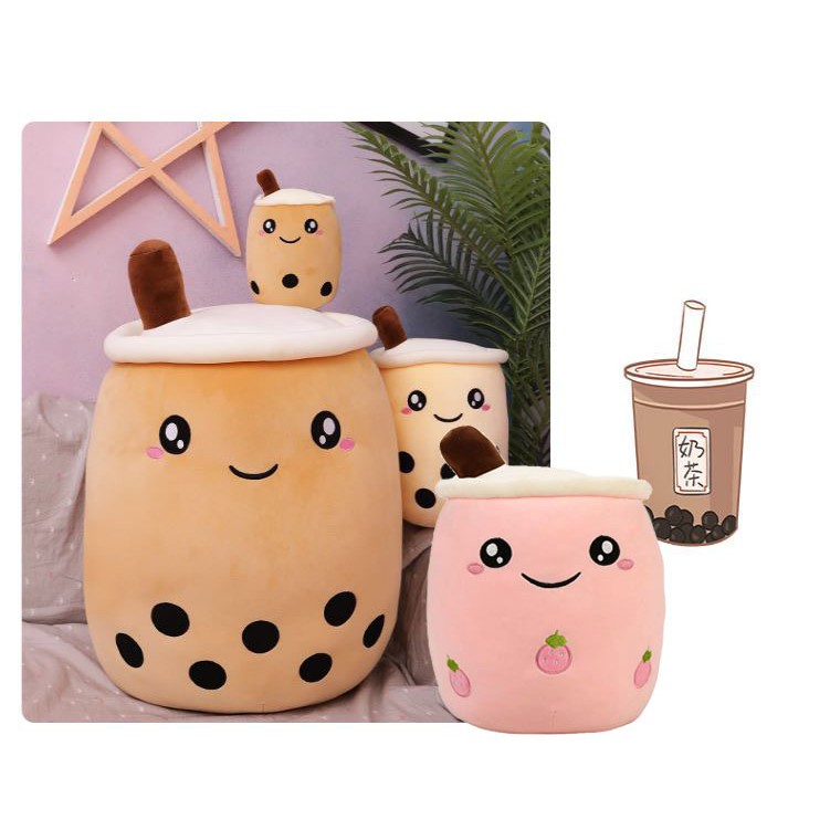 Bubble tea stuffed toy Milk tea Plushie Brown sugar bubble tea ...