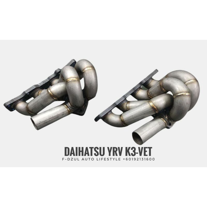 Banana Turbo Manifold Stainless Steel YRV K3-VET MYVI 3MM VF33 TD04L ...