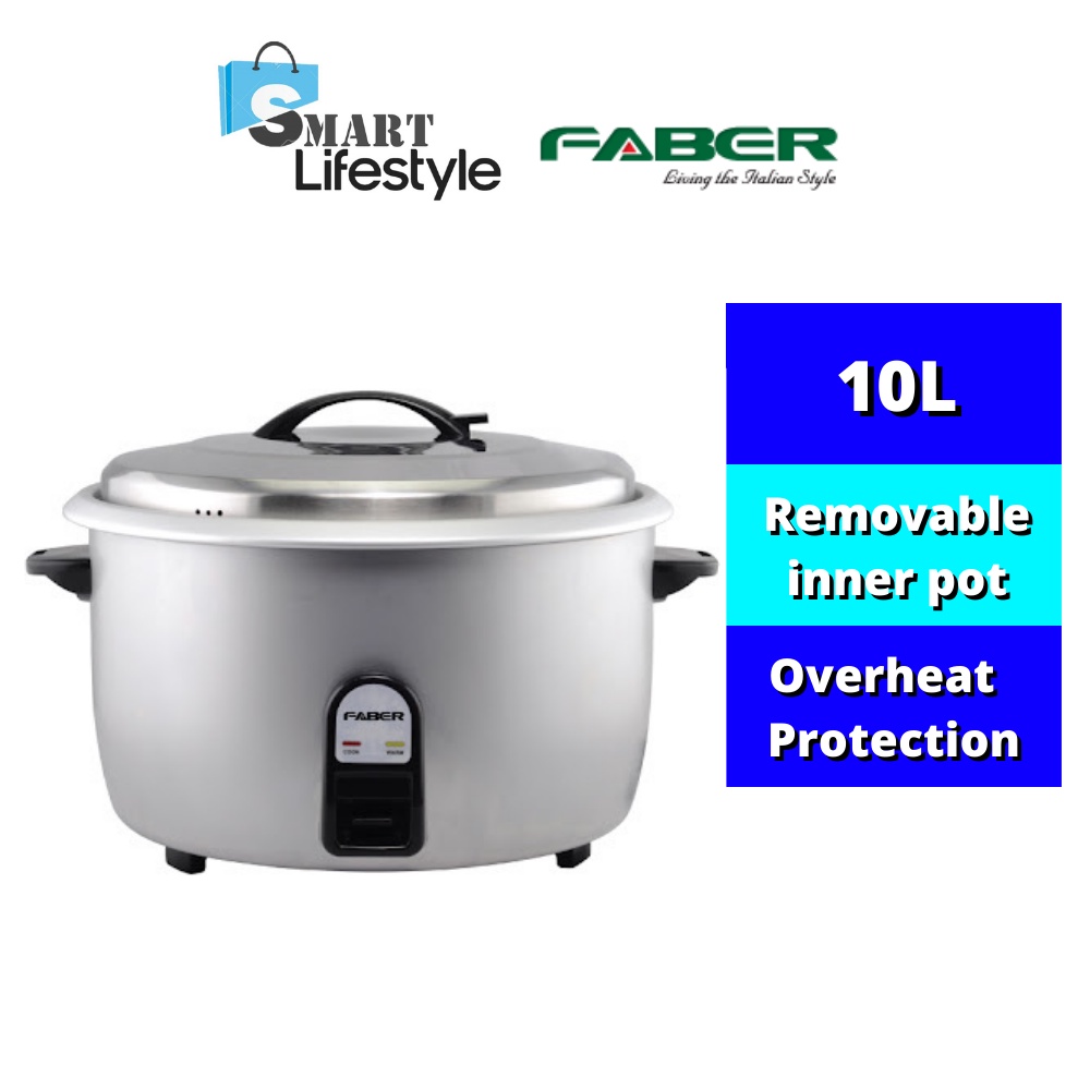 Faber Rice Cooker (10L) FCR-1001 / Morgan 10L Commercial Rice Cooker ...