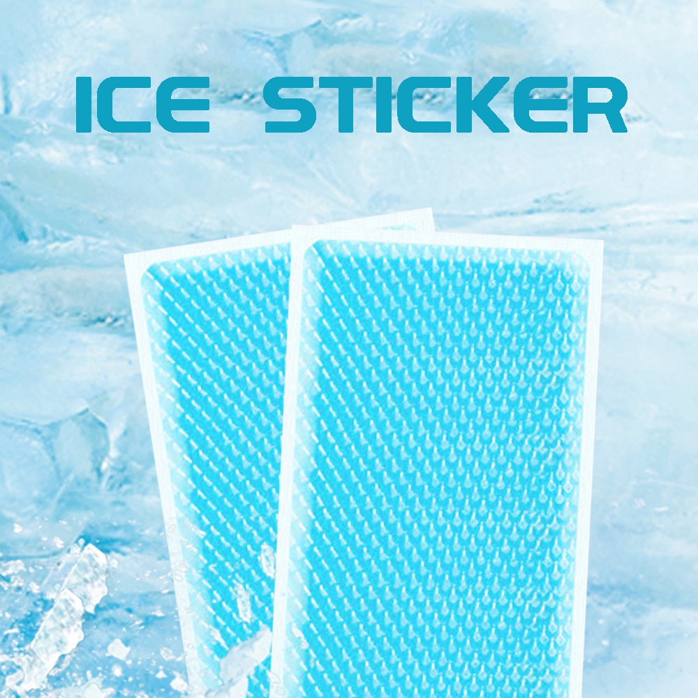 2 pcs Heat cooling patch Anti-fever cooling gel Cooling tablets paste ...