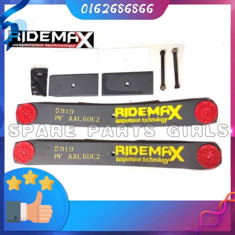 🇹🇭 RIDEMAX ADD A LEAF HD SERIES 4x4 leaf spring Lift up 2'' HILUX ...