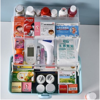 First Aid Kit Box Plastic Multi-Functional Kotak Peti Pertolongan Cemas ...