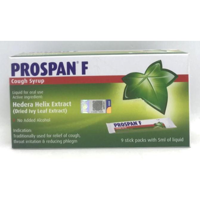 PROSPAN F COUGH SYRUP 9 STICK PACKS X 5 ML | Shopee Malaysia