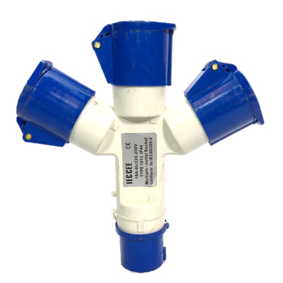 CEE 16A-6H TYPE 1013 MULTIPLE OUTLET CONNECTOR | Shopee Malaysia