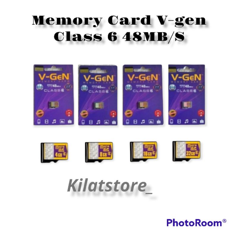 MMC V-Gen Class 6 / Memory V-Gen Class 6 / V-Gen Class 6 Memory Card ...