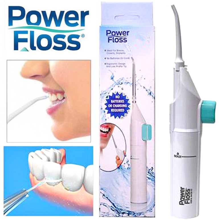 Power Floss Oral Irrigator Water Flosser Teeth Tooth Pick Dental Clean ...