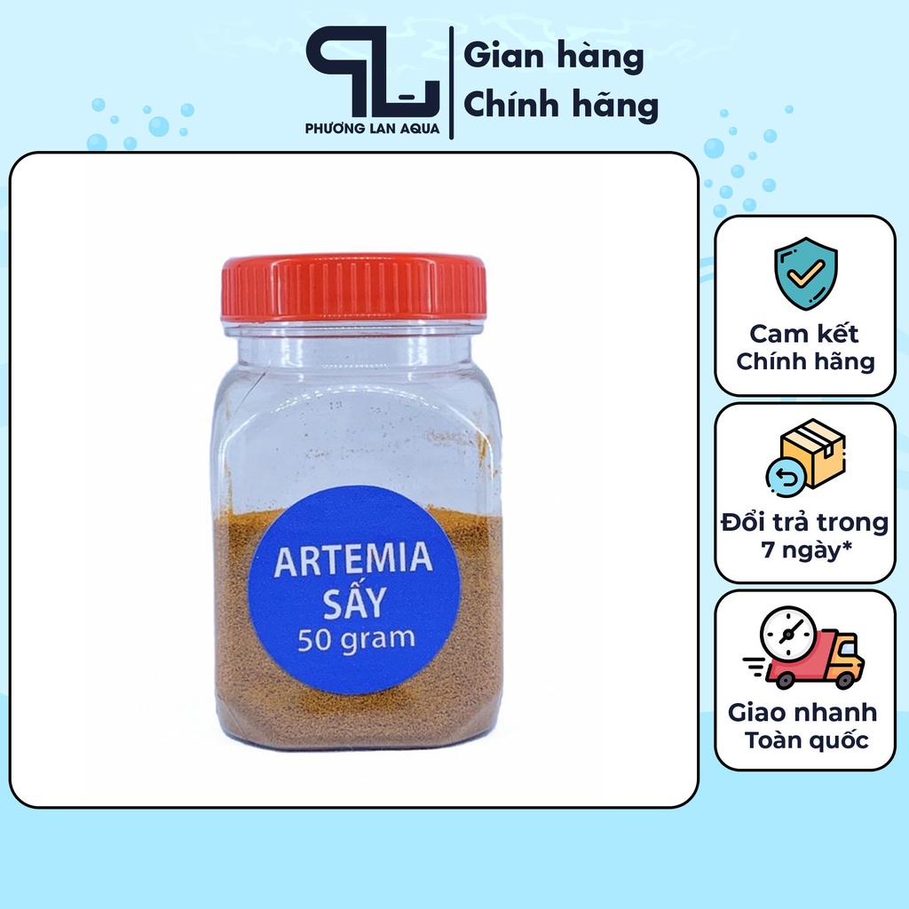 Artemia aquarium fish food rich in nutrients, dried fish bran 50g box ...