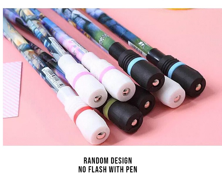 Pen spinning pen random design light student anti stress spining gaming ...