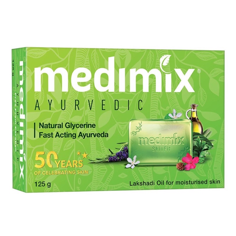 Medimix Ayurvedic Soap 125g - (18herbs,Sandal,Natural Glycerine ...