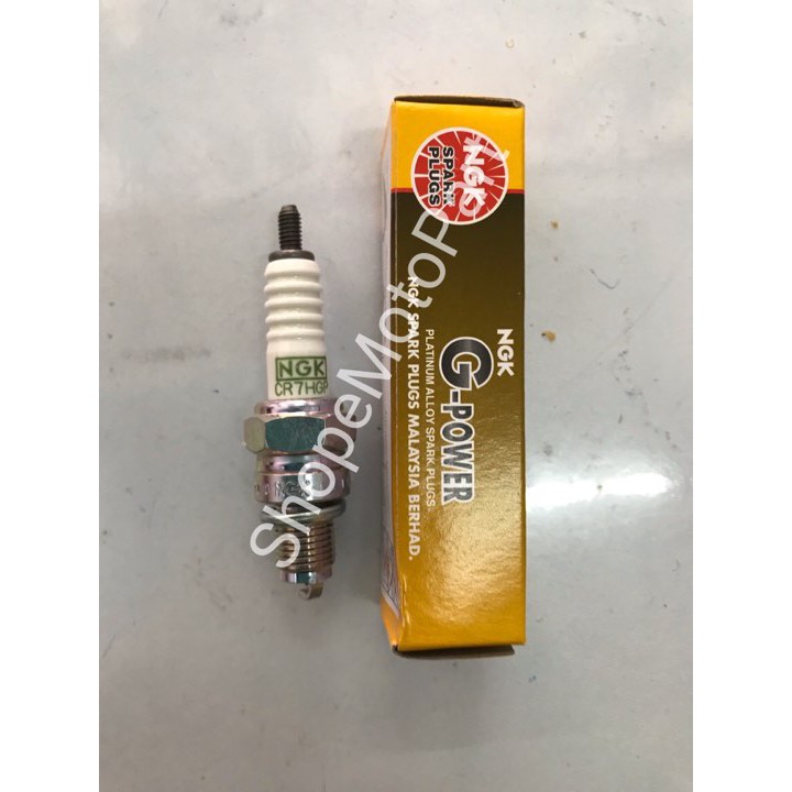 NGK SPARK PLUG G-POWER G POWER CR7HGP C7 C6 ORIGINAL 100% EX5 WAVE ...