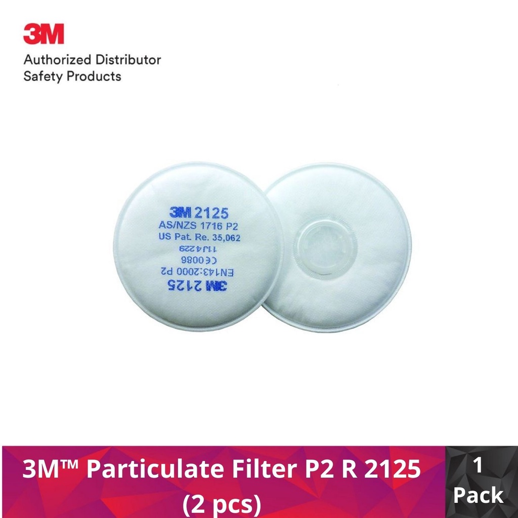 3M™ Particulate Filter P2 R 2125 | Shopee Malaysia