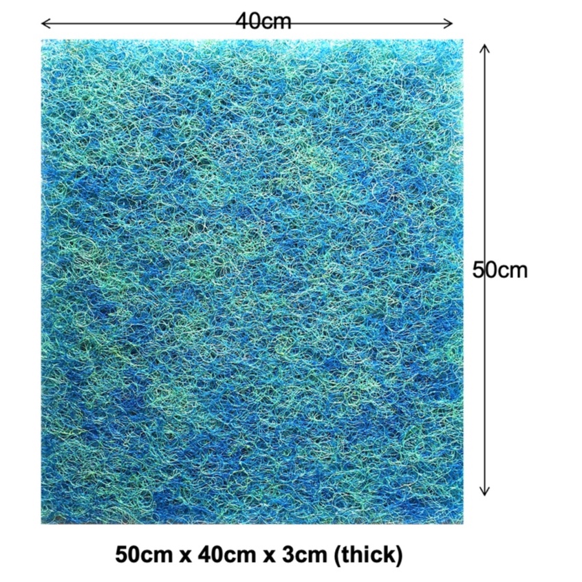 Aquarium Filter Japanese Bio Mat / Japan Bio Mat/ Rattan Sponge 50cm x ...